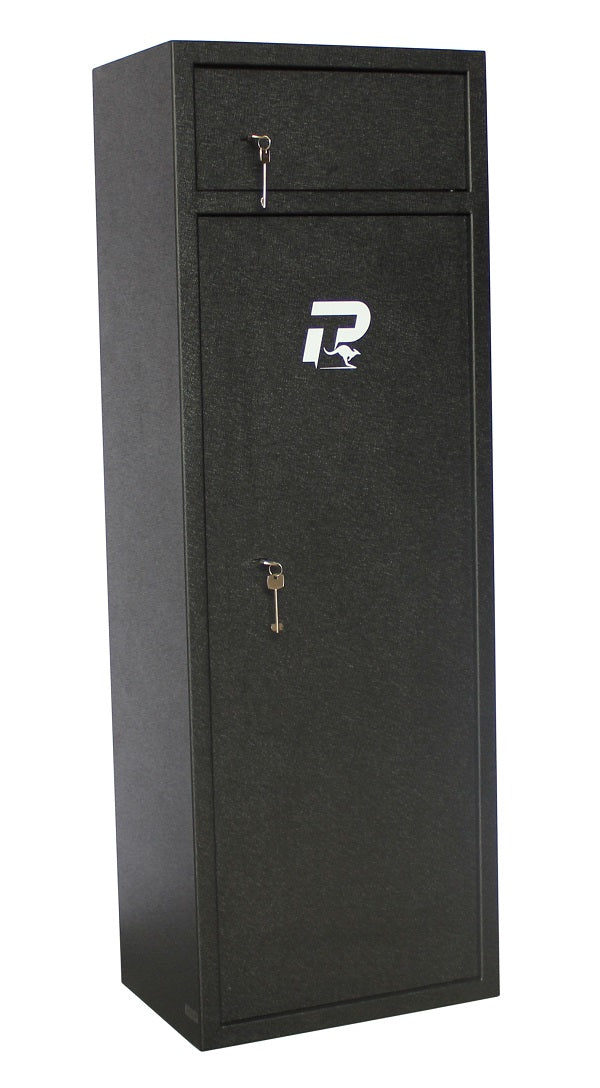Pro-Tactical Hunter Series H10 - 10 Gun Safe Key Lock with Top Locker ...