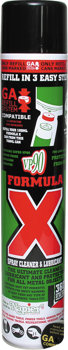 Napier VP90 Formula X Spray Cleaner & Lubricant - 750ml – Backcountry ...