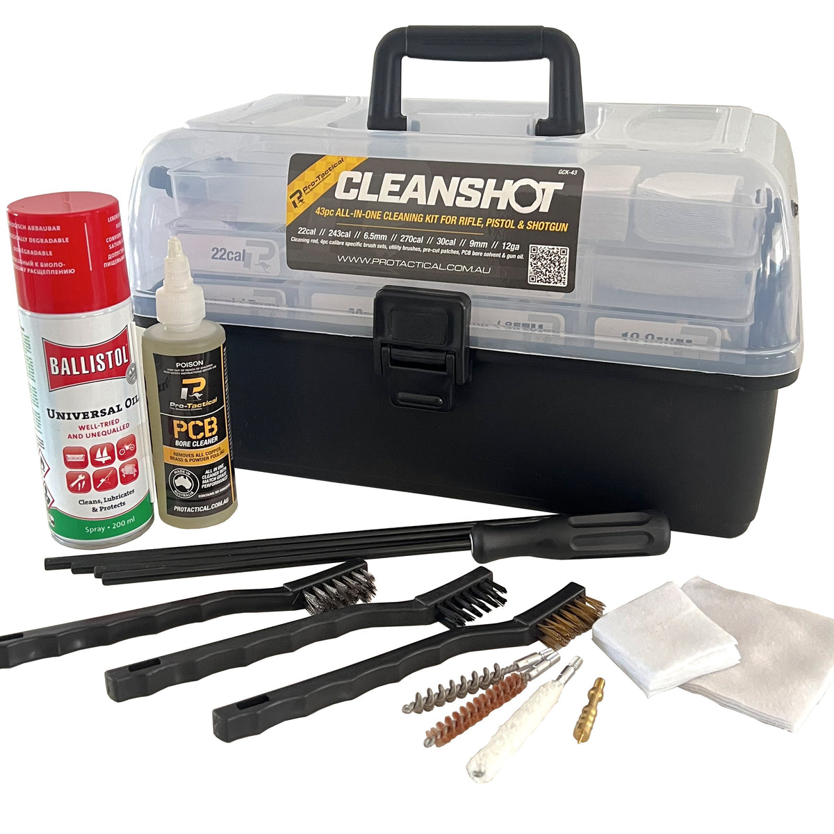 Pro-Tactical Cleanshot All-In-One Gun Cleaning Kit – Backcountry Outfitters